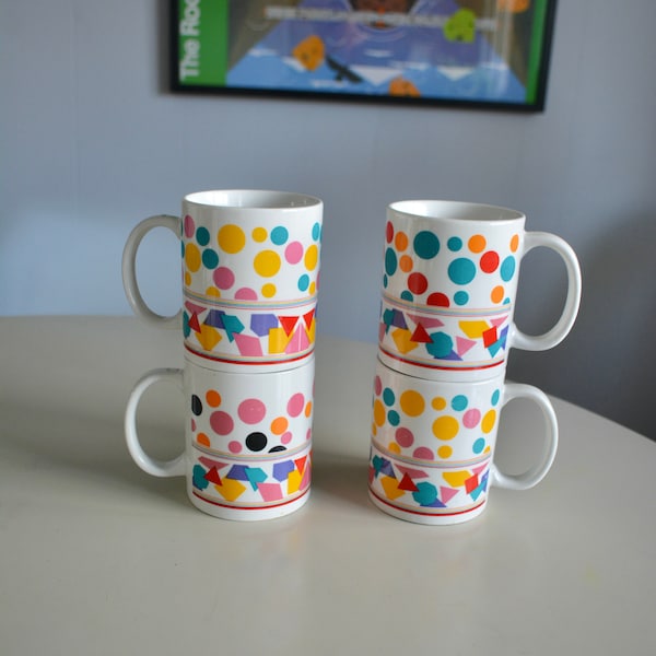 Turquoise White Cups - Etsy