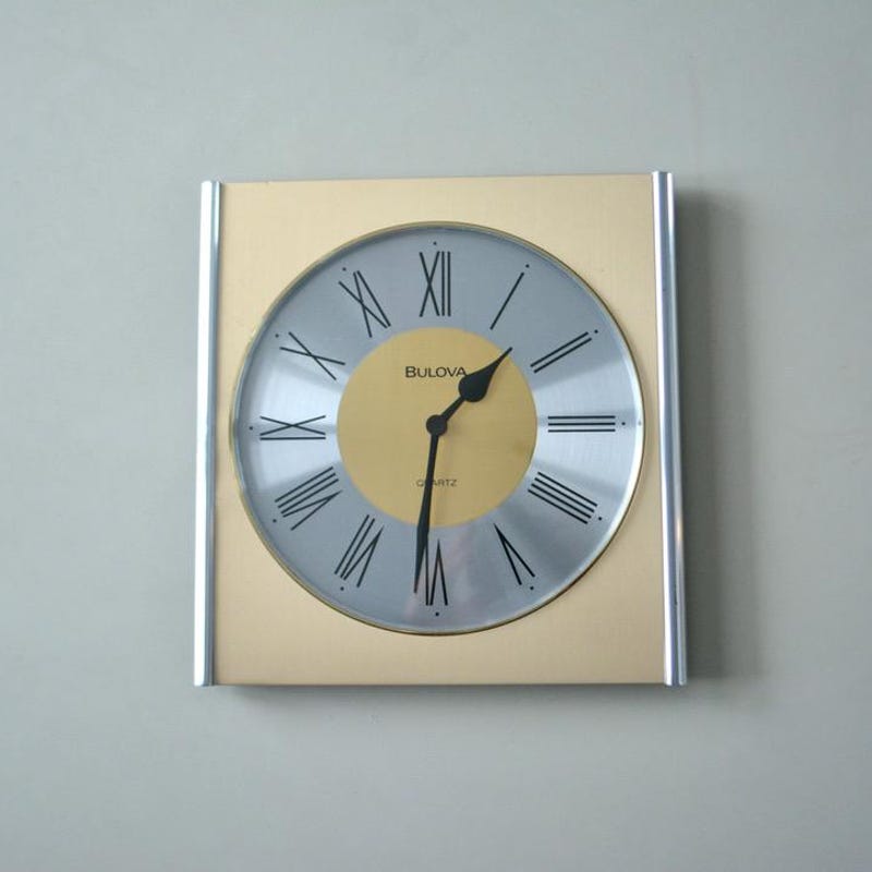 80s Wall Clock - Etsy