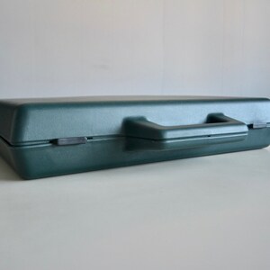 Vintage 1980s Green attache Carrying Case Briefcase by Michel Dallaire ...