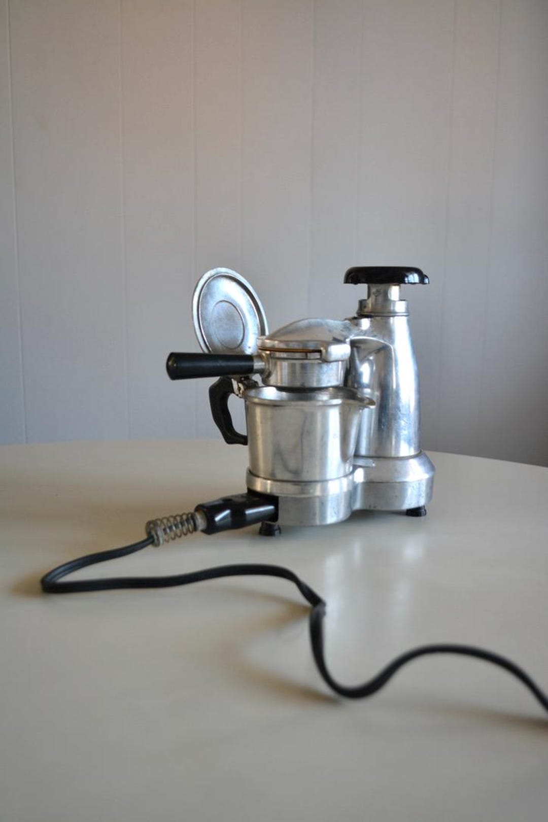 Vintage Vesuviana Electric Aluminium Espresso Coffee Maker. Made in ...