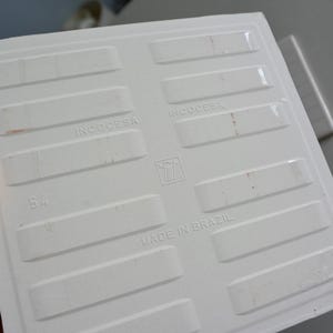 Vintage 80s NOS Ceramic Grid Pattern Wall Tiles. Kitchen Backsplash ...