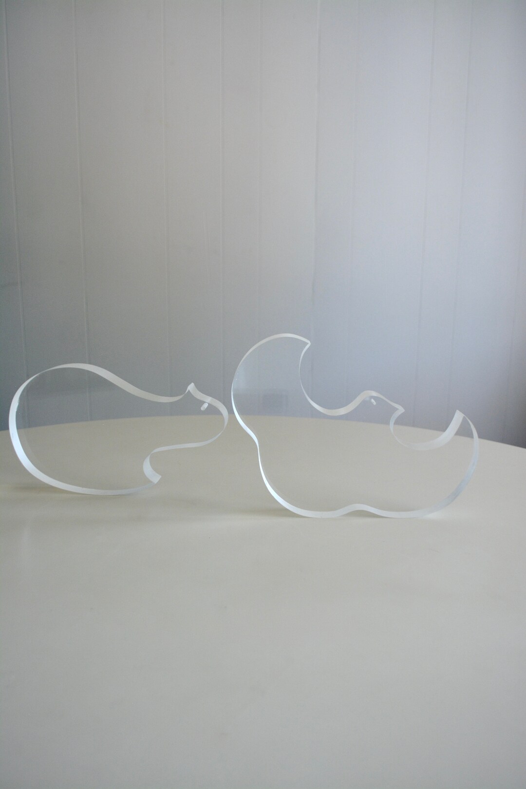 Vintage Mid Century Lucite Bird Figurine Set. Guyon Quebec - Etsy