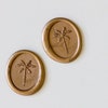 Adhesive Wax Seals / Seal / Sticker / Peel and Stick / Tropical Palm ...