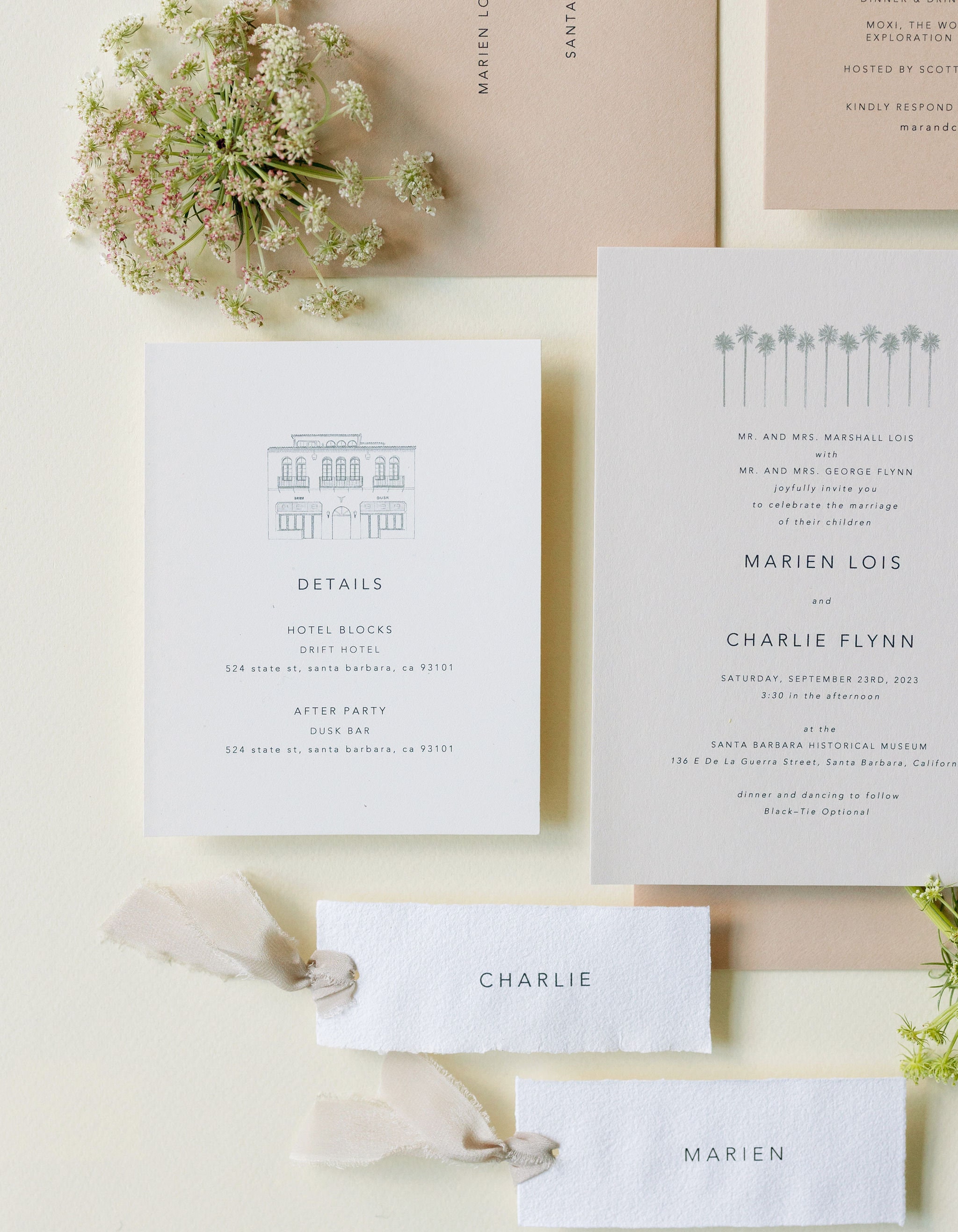 Venue Illustration, Wedding Invitations, Full Invite Suite, Save the ...