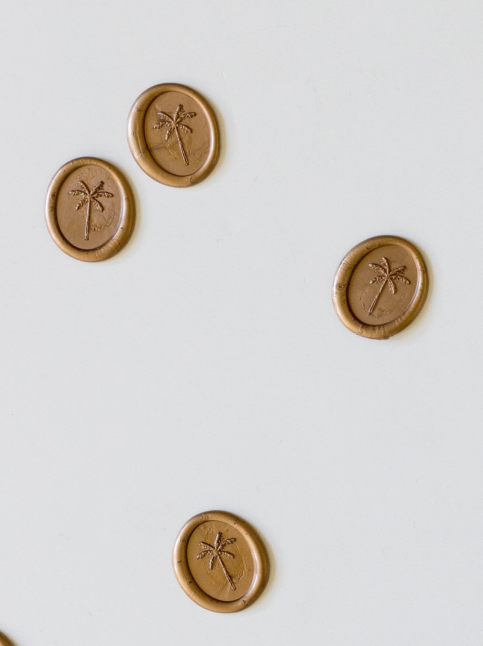 Adhesive Wax Seals / Seal / Sticker / Peel and Stick / Tropical Palm ...