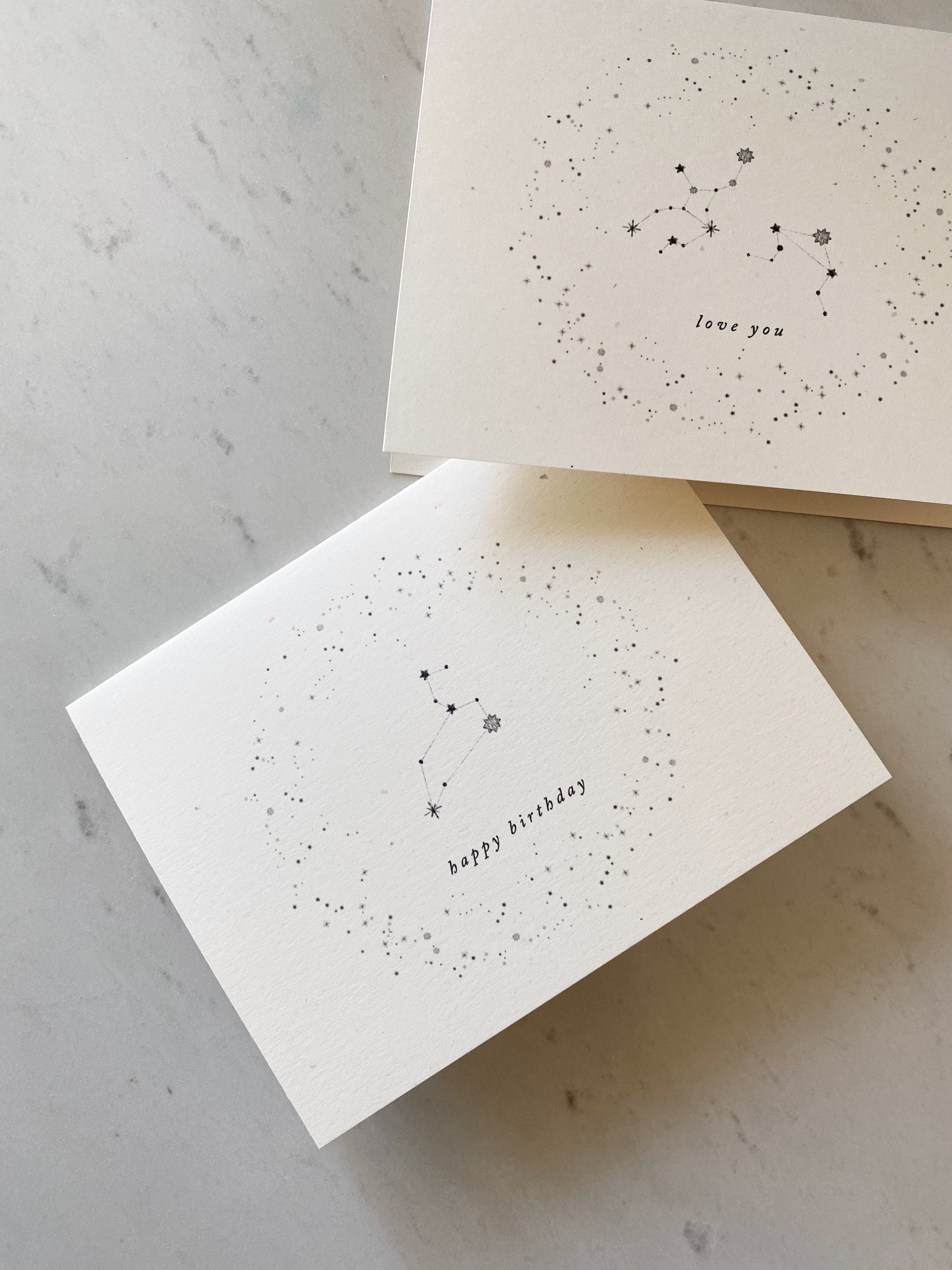 Star Sign Happy Birthday Card (custom) - Etsy