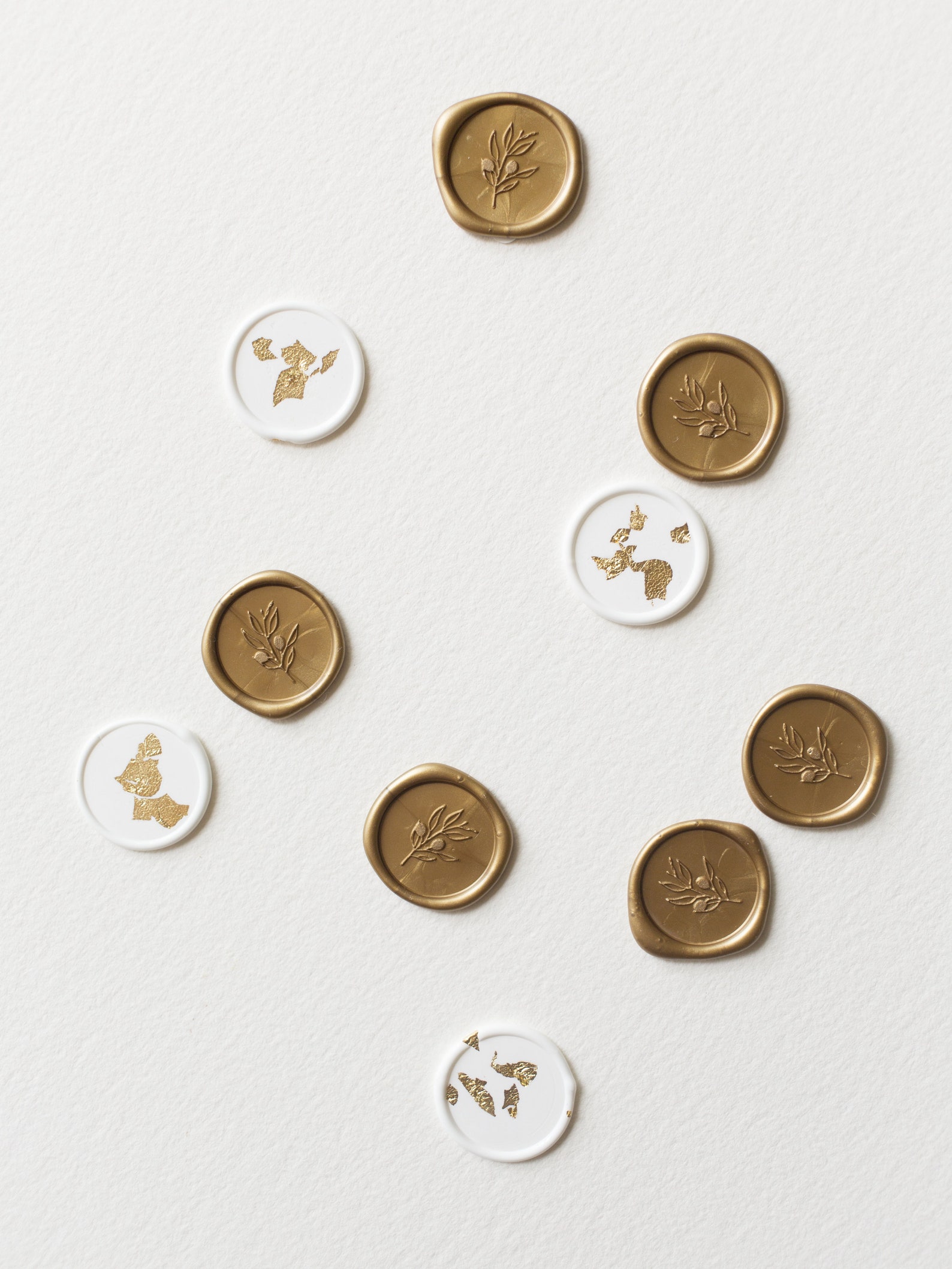 Adhesive Wax Seals / Seal / Sticker / Peel and Stick / White / Copper ...