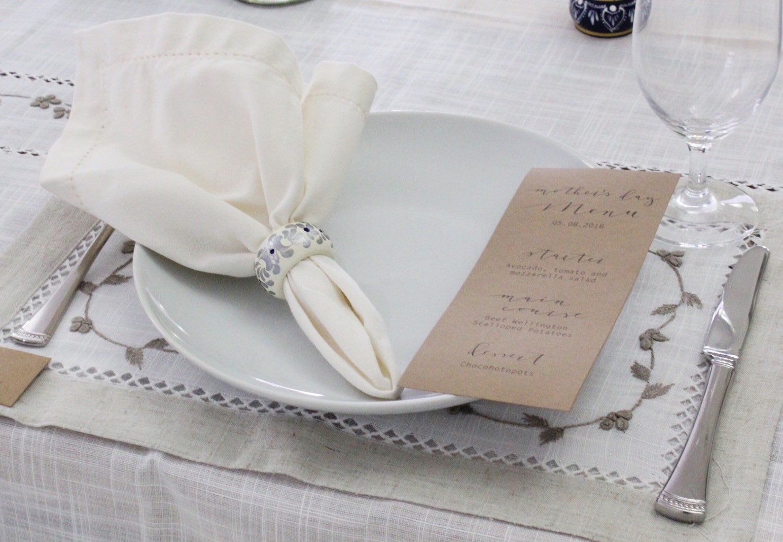 Simple Calligraphy Menus wedding / Rehearsal Dinner/ - Etsy