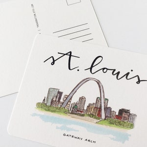 St. Louis, Missouri Postcard (gateway Arch) - Etsy