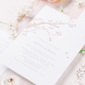 Cherry Blossom / Sakura Festival Wedding Invitations, Full Invite Suite ...