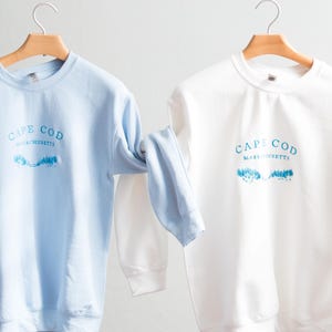 Cape Cod, Massachusetts Embroidery Embroidered Unisex Crew Neck ...