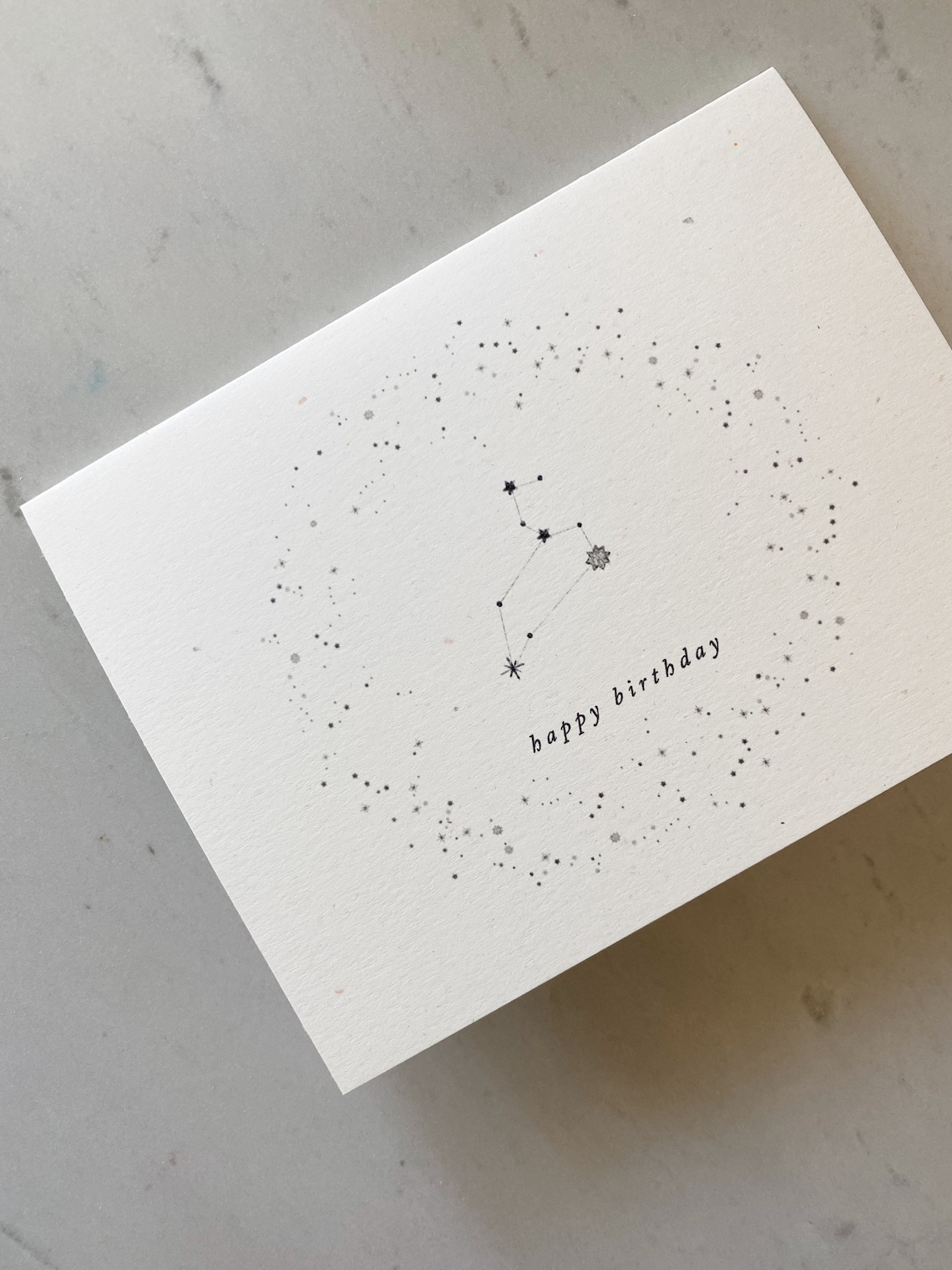 Star Sign Happy Birthday Card (custom) - Etsy