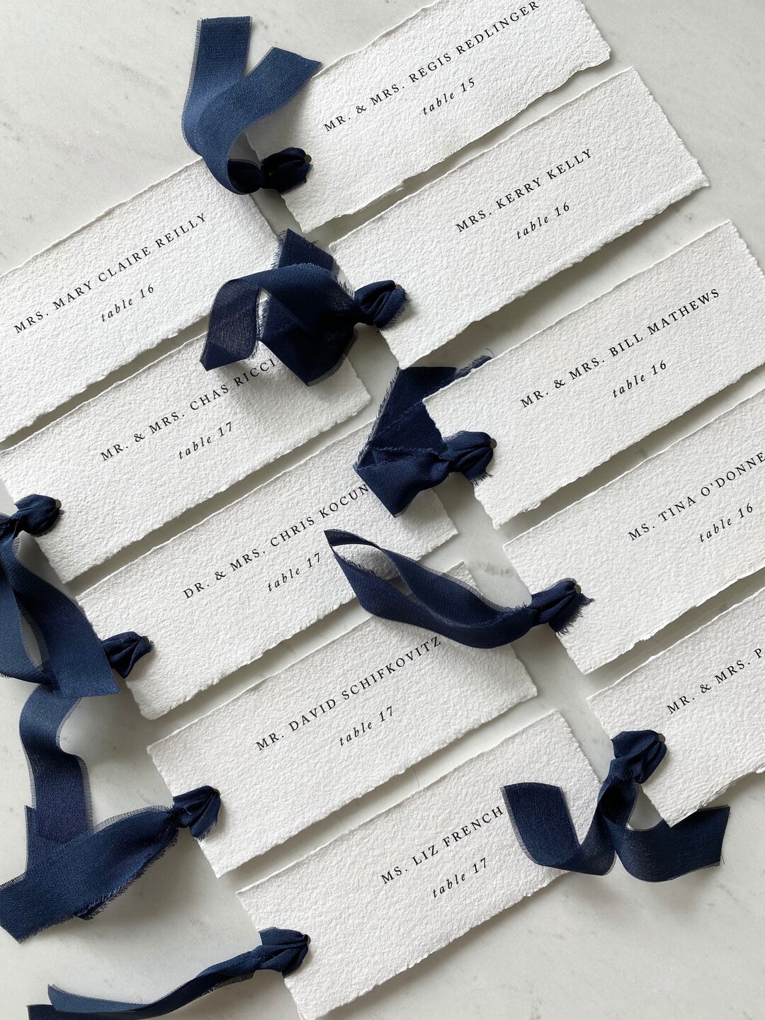 Silk Ribbon Paper Name Tag / Customized Name / Nametag/ Tags ...