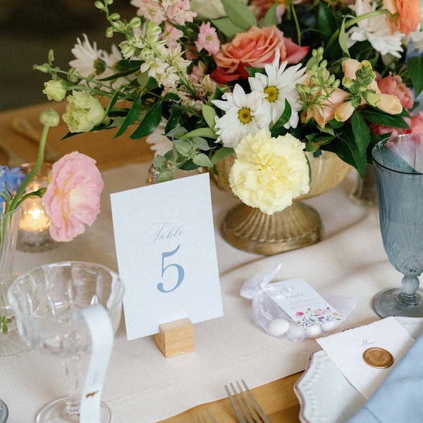 Table Card Numbers Template - Etsy