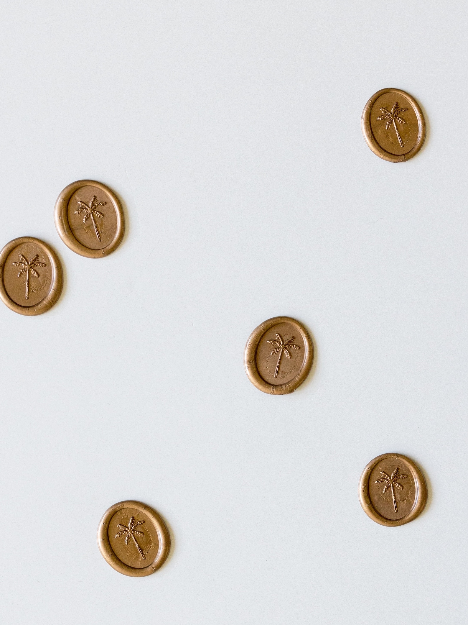Adhesive Wax Seals / Seal / Sticker / Peel and Stick / Tropical Palm ...