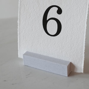 3D Printed Plastic Table Number Stand Holder Holders Stands ...