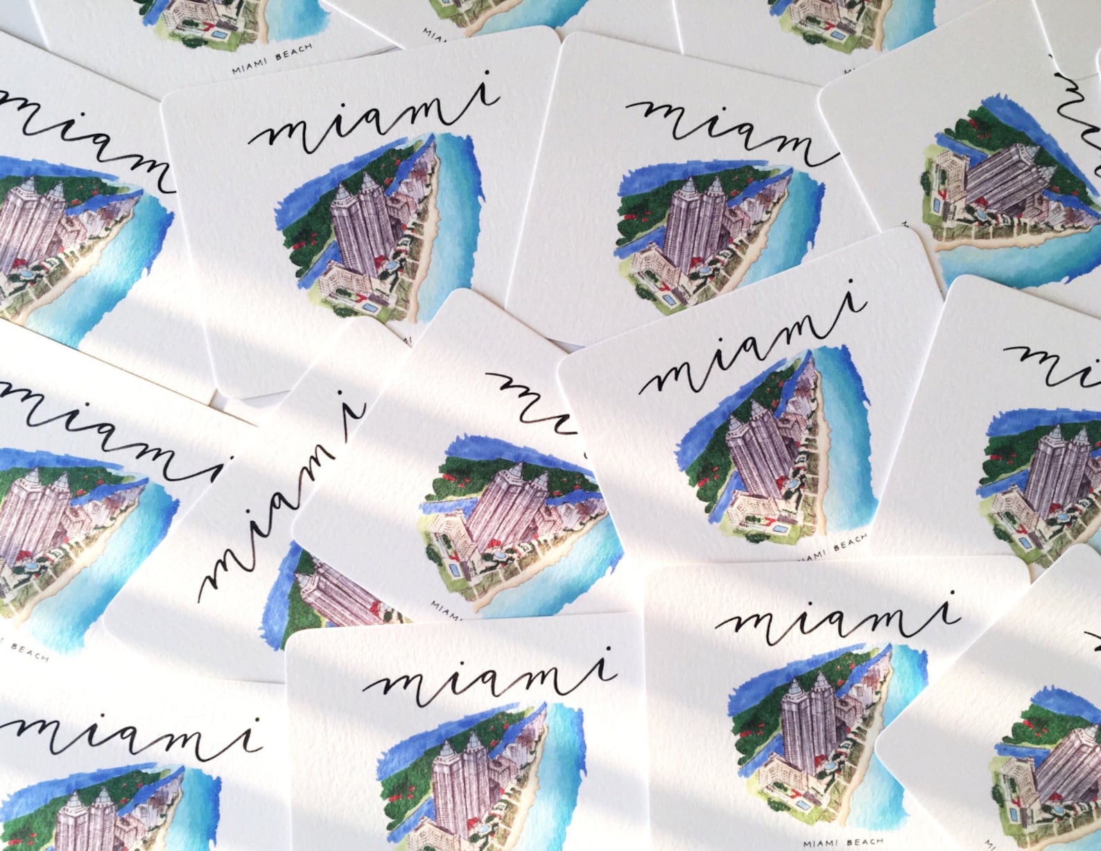 Miami Florida Postcard miami Beach - Etsy