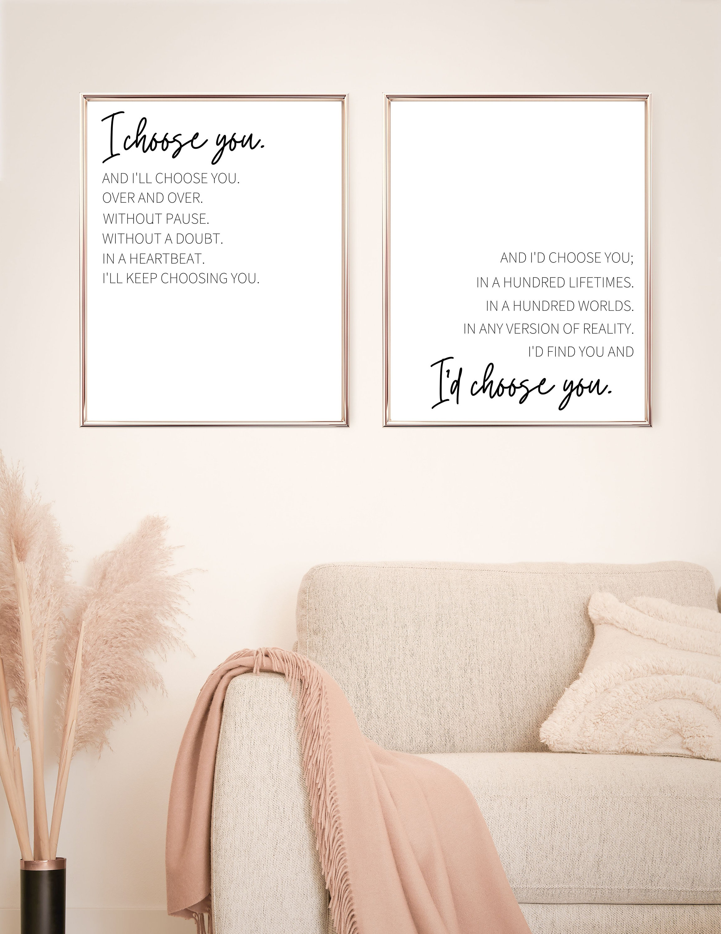 I Choose You and I'll Choose You Digital Print - Etsy