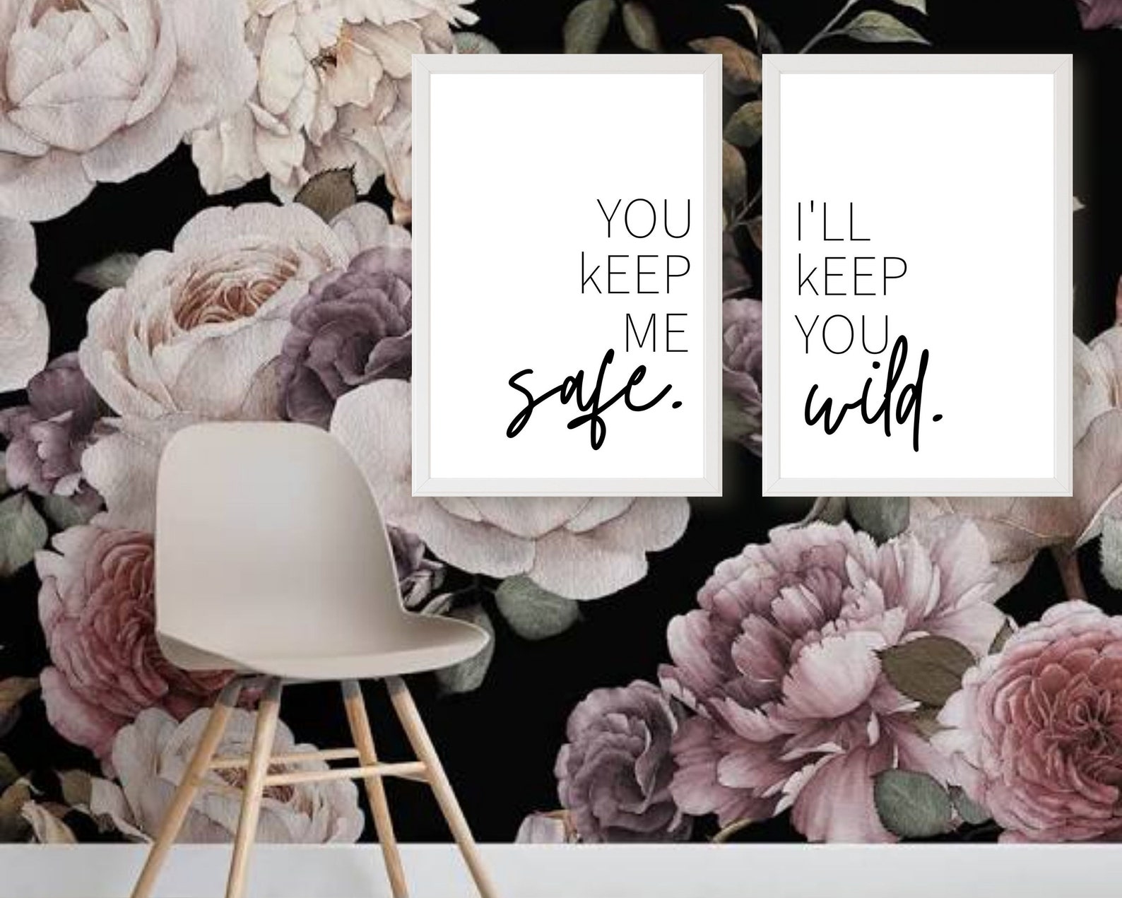You Keep Me Safe. I'll Keep You Wild. Digital Print - Etsy