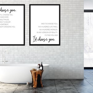 I Choose You and I'll Choose You Digital Print - Etsy