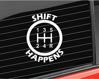 Gear Shift Decal | Etsy