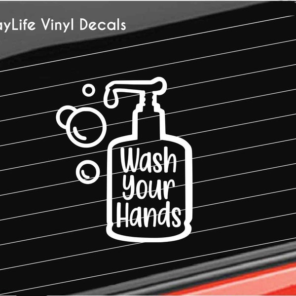 Hand Decal - Etsy