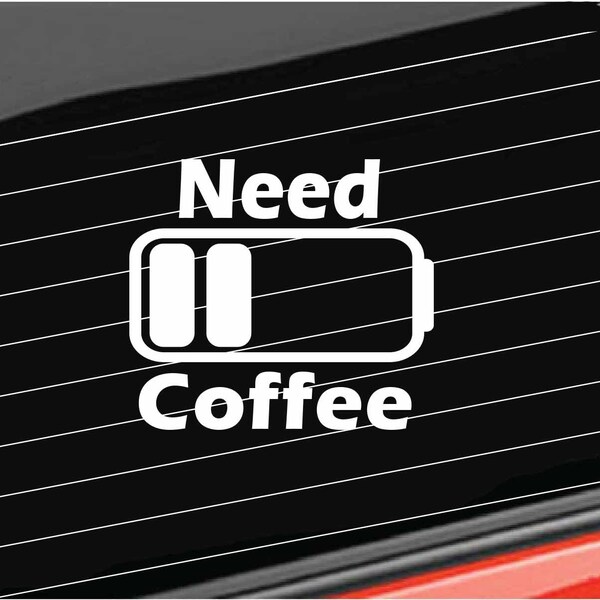 Coffee Vinyl Decal - Etsy