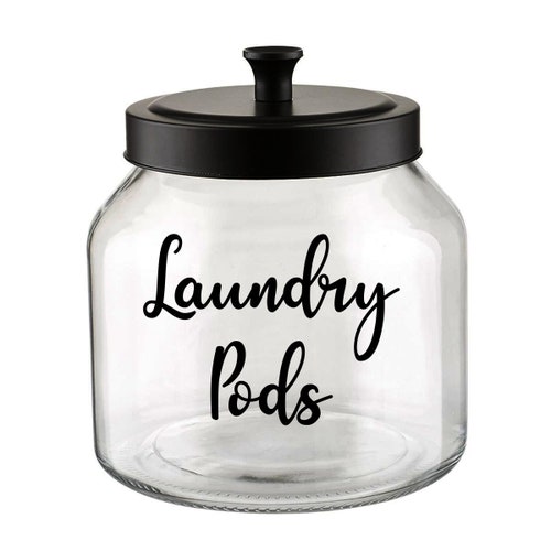 Laundry Pods Label Decal / Laundry Room Decor Laundry - Etsy