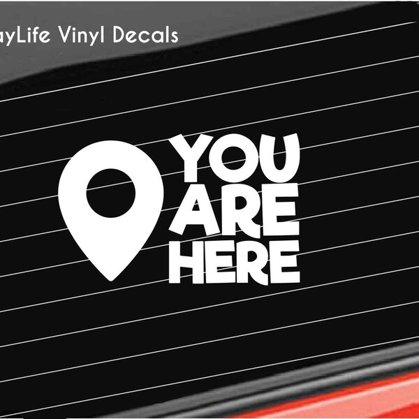"you Are Here" Sticker - Etsy