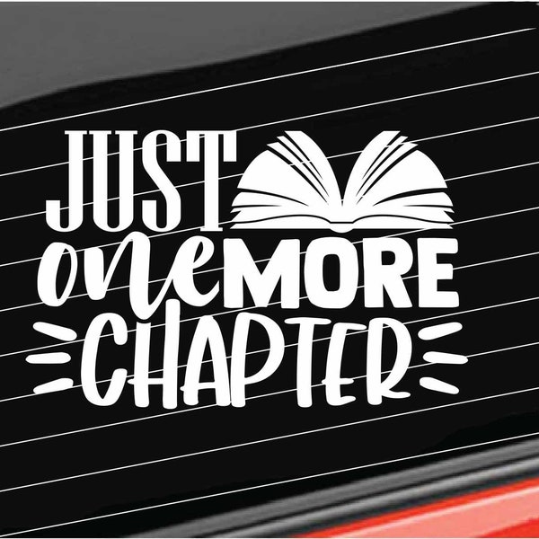 Just One More Chapter Wall Decal - Etsy