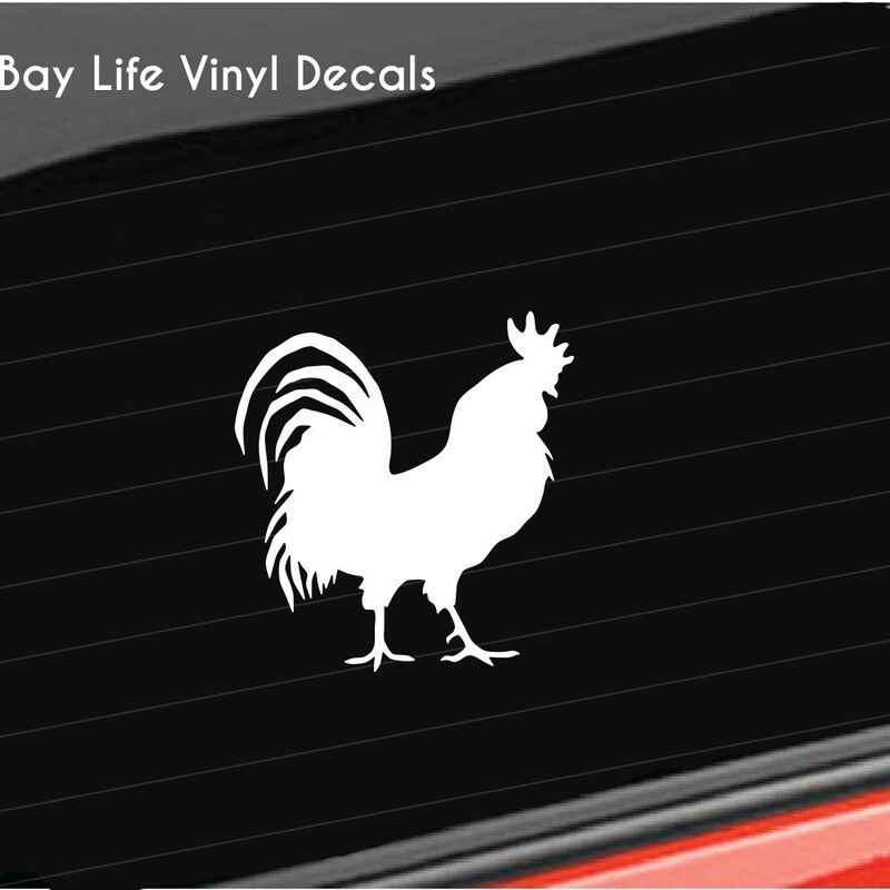 Rooster Decals - Etsy