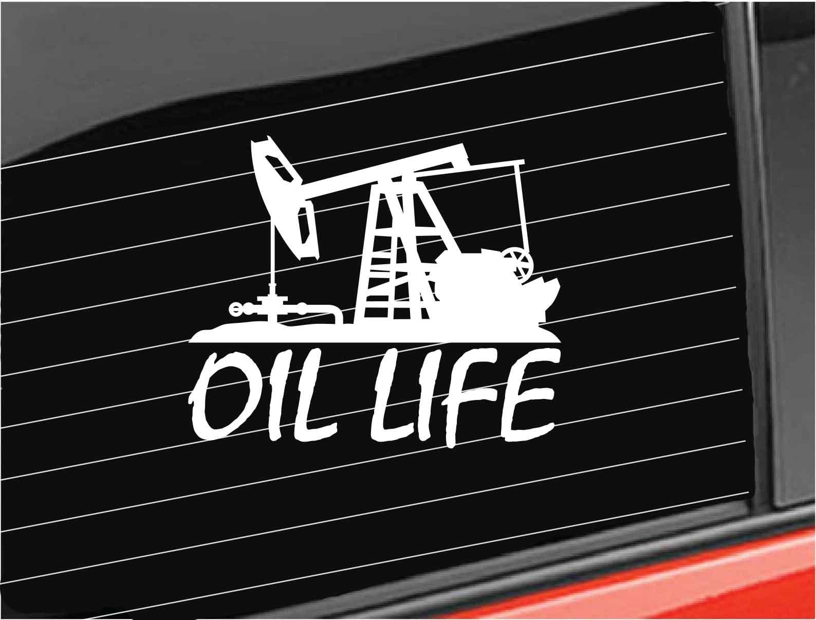 Oil Field Worker Vinyl Decal Roughneck Oil Driller Decal | Etsy