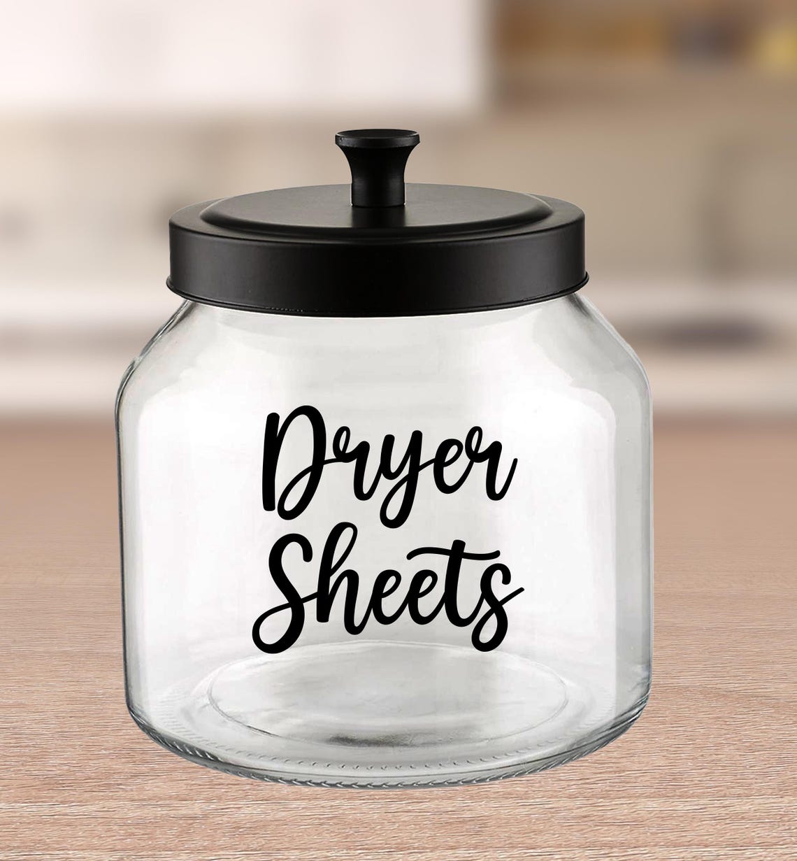 Dryer Sheets Label / Laundry Room Decal / Home Organization Label for ...