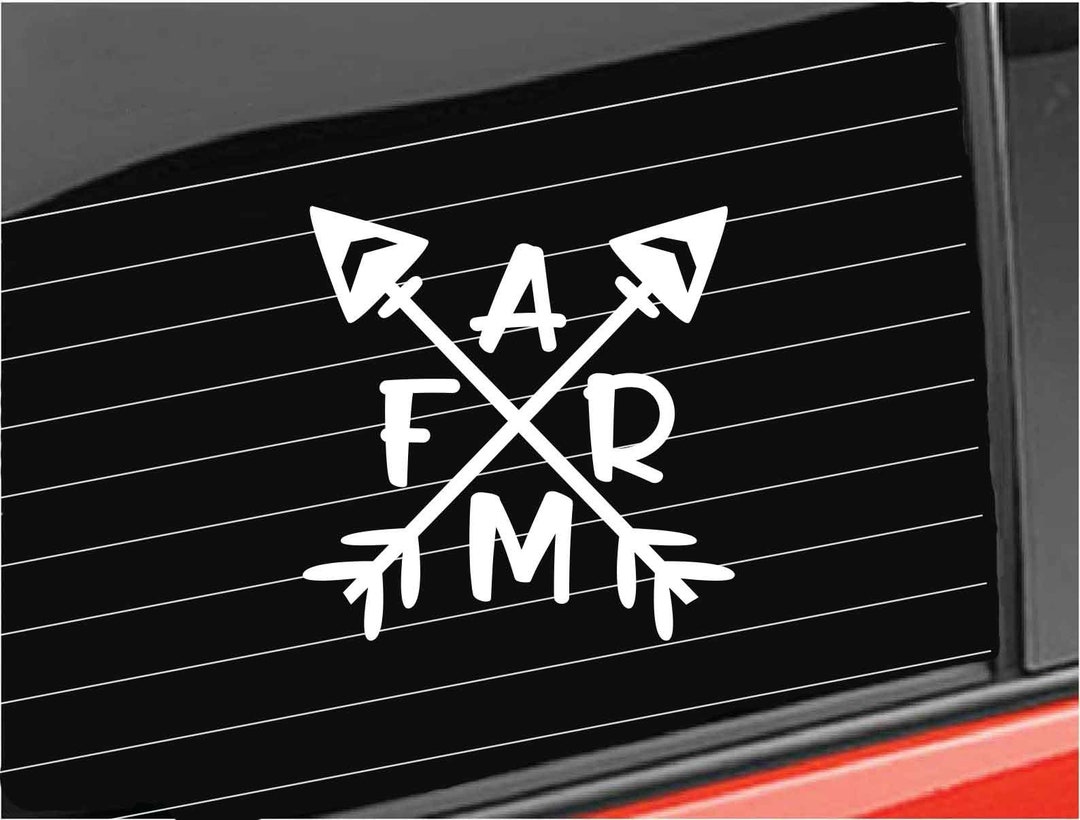Farm Vinyl Decal, Farming Barn Arrow Vinyl Decal, Barn Animal Home ...