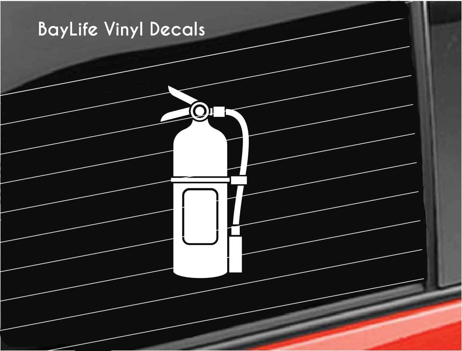Fire Extinguisher Vinyl Decal Safety Fire Extinguisher Decal | Etsy