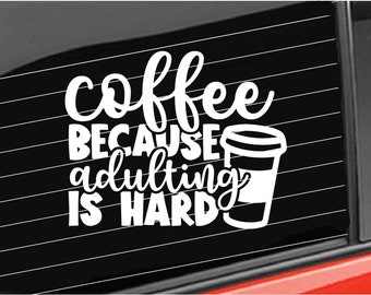 Coffee Bumper Sticker - Etsy