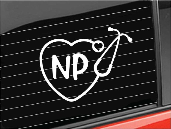 Nurse Practitioner Vinyl Decal Nurse Practitioner Wall Vinyl | Etsy