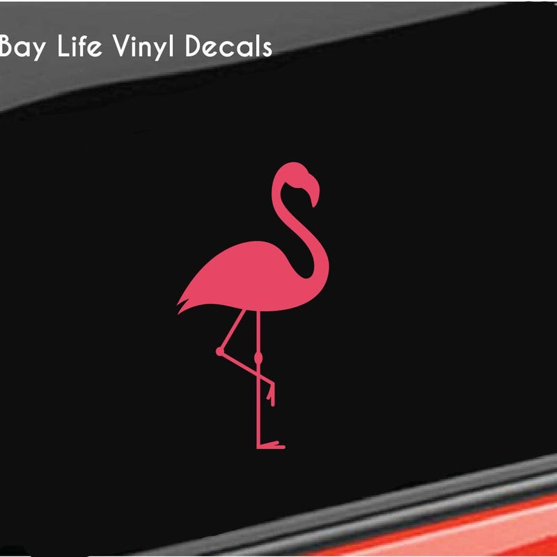 Flamingo Wall Decals - Etsy