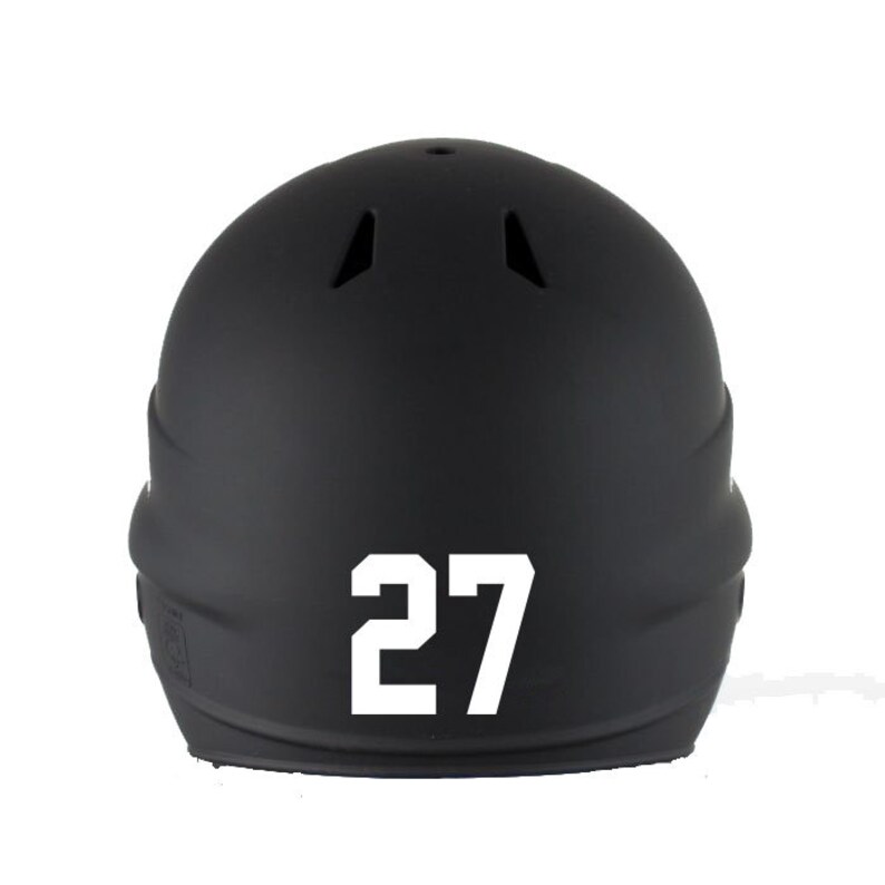 Athletic Number Vinyl Decal Custom Personalized Numbers for - Etsy