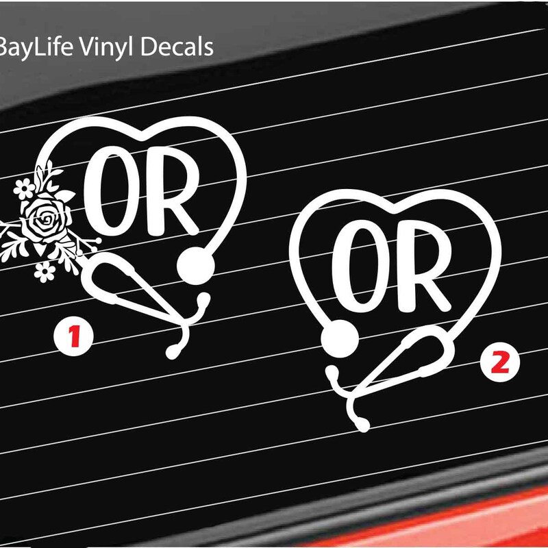 Nurse Vinyl Decal - Etsy
