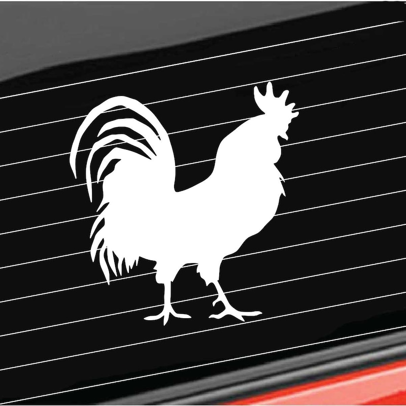 Rooster Decals - Etsy