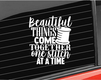 Sewing Car Decal | Etsy