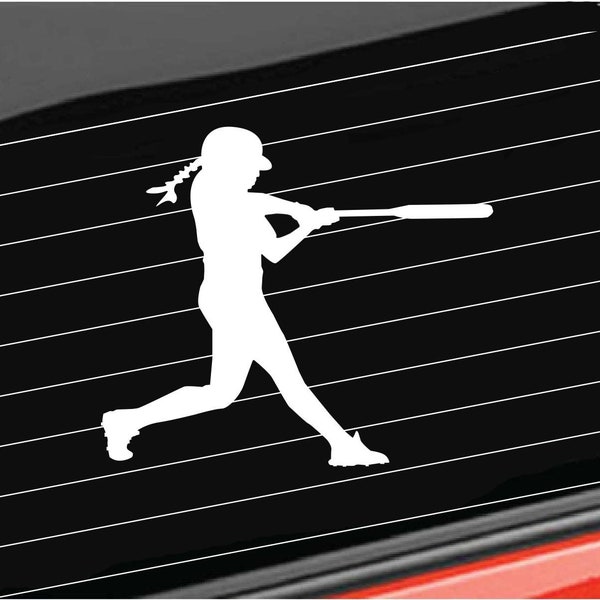 Softball Wall Decal - Etsy