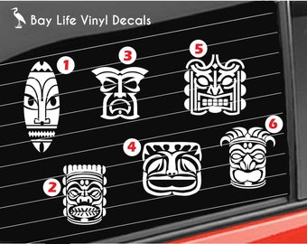 Tiki Car Decal - Etsy