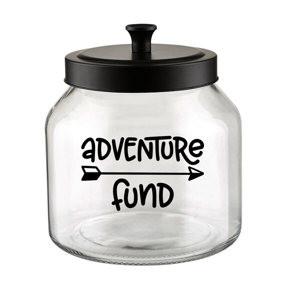 Money Jar Label Decal / Money Jar Adventure Fund Coins Label / - Etsy