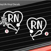 Pediatric Nurse Practitioner Vinyl Decal, PNP Nurse Stethoscope Vinyl ...