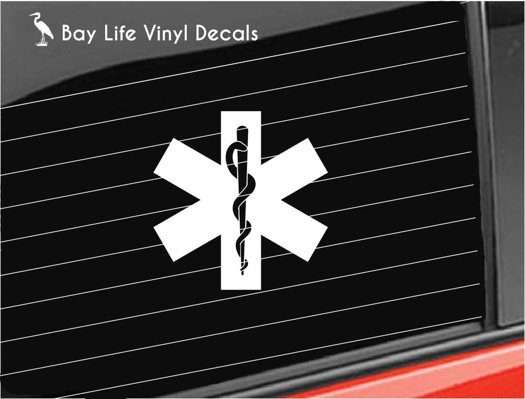Medical Symbol Vinyl Decal, Medical Nurse Doctor Decal Home/laptop ...
