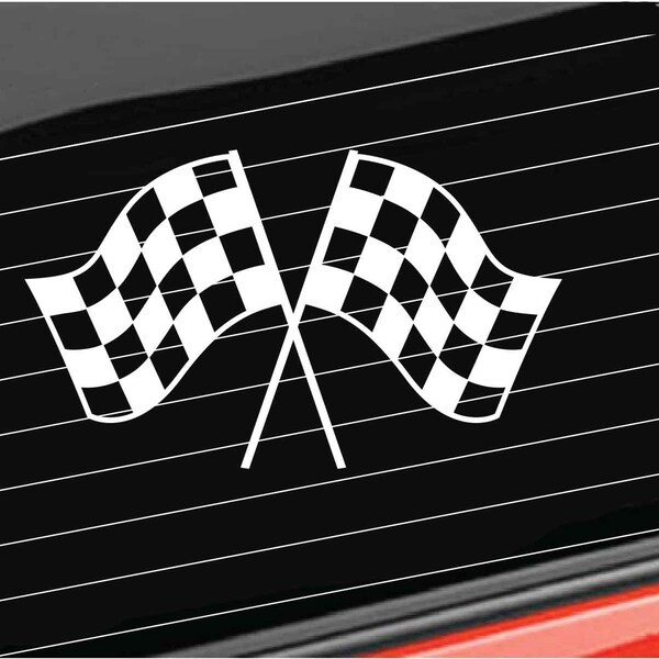 Checkered Flag Car Decals - Etsy