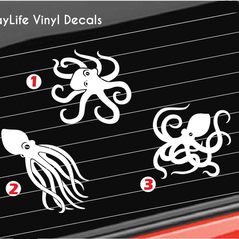 Octopus Wall Decal - Etsy