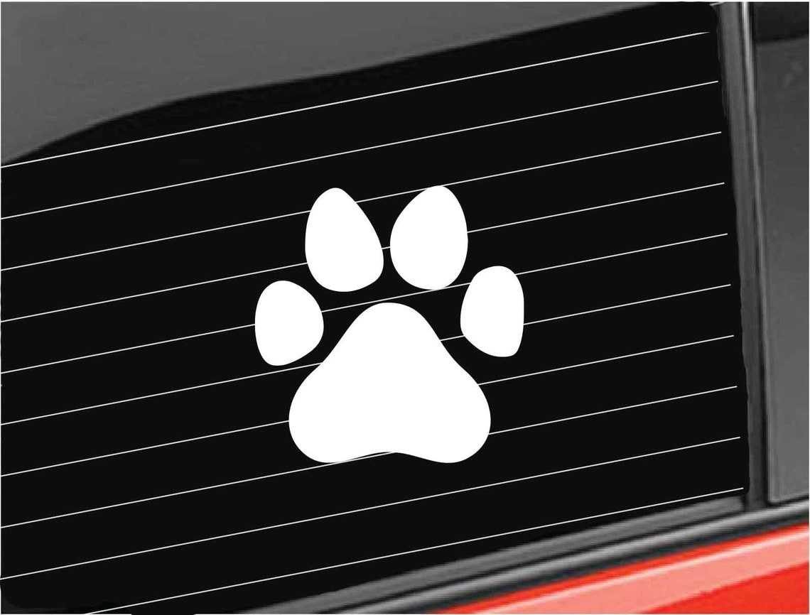 Pet Paw Vinyl Decal Dog Paw Decal Dog Paw Print Vinyl Decal - Etsy